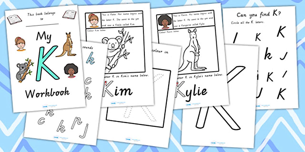 My Workbook K Uppercase (teacher made) - Twinkl