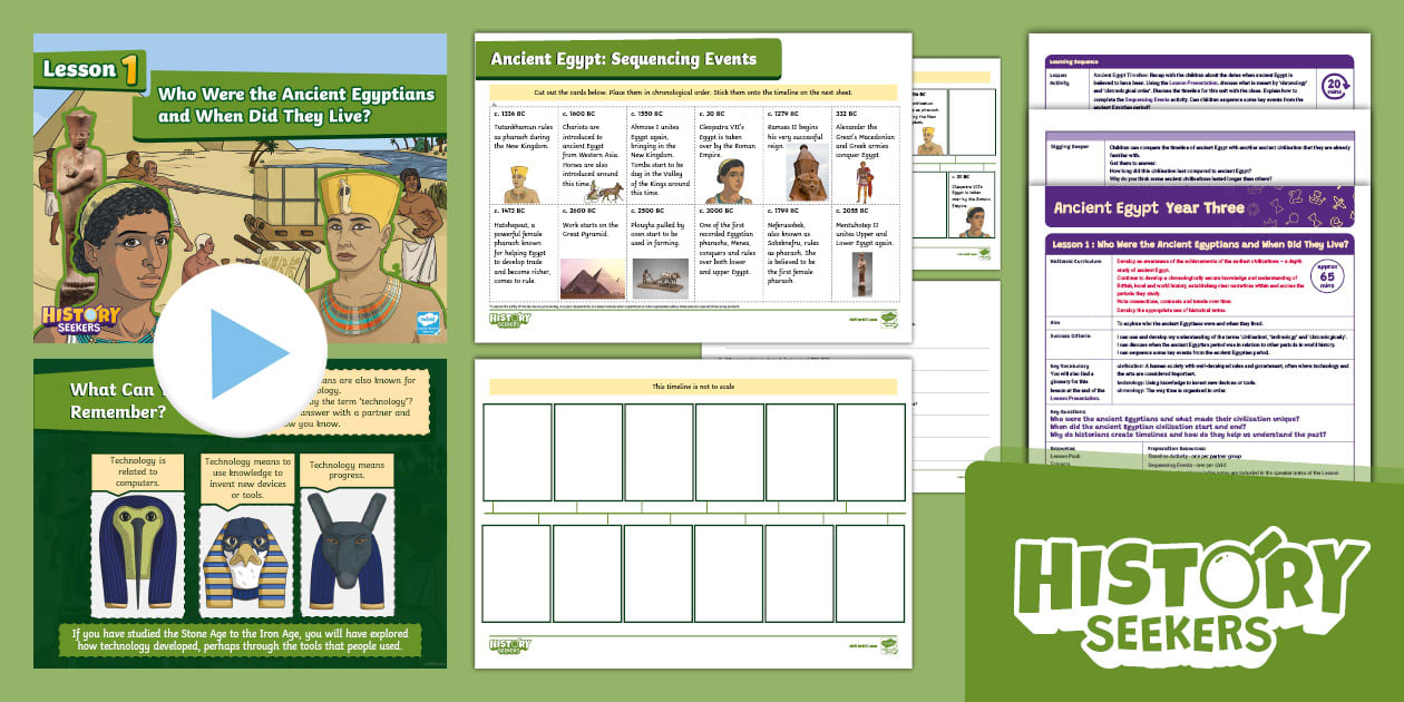 Ancient Egypt Lesson 1: Who Were the Ancient Egyptians?