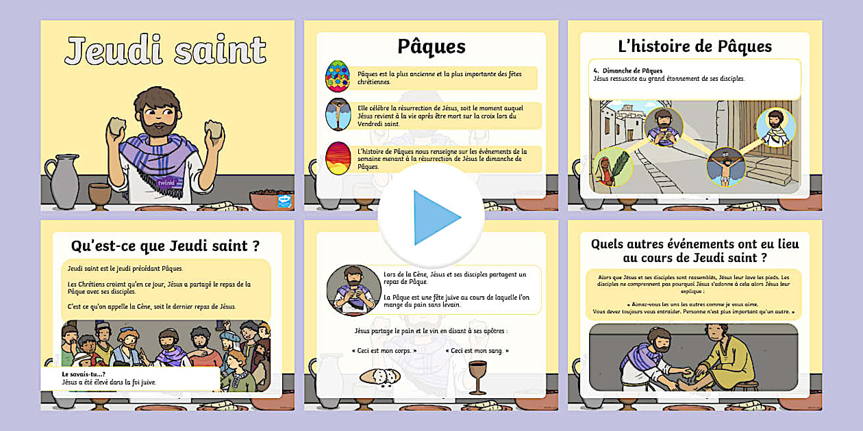 Jeudi saint - PowerPoint (Teacher-Made) - Twinkl