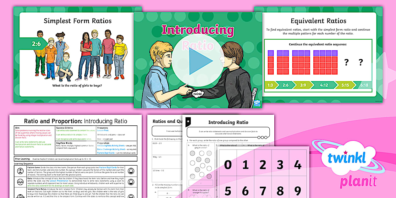 Introduction to Ratios Lesson Year 6 Teaching Pack | Twinkl