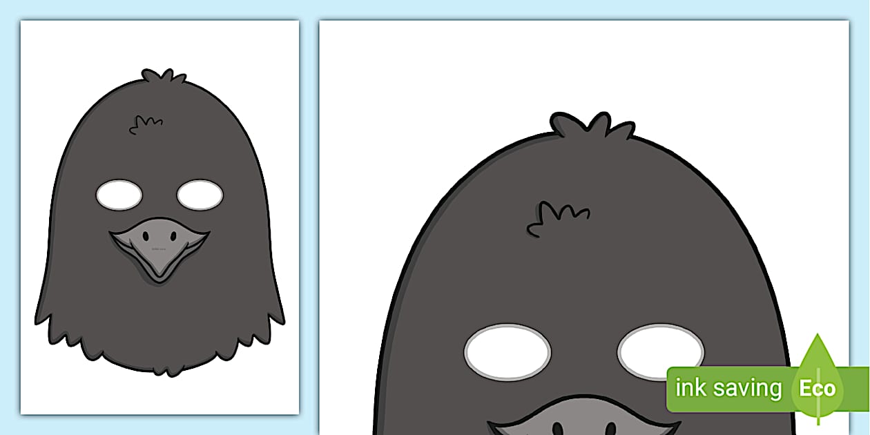 Crow Mask | Role Play | Dramatic Play | Twinkl Resources