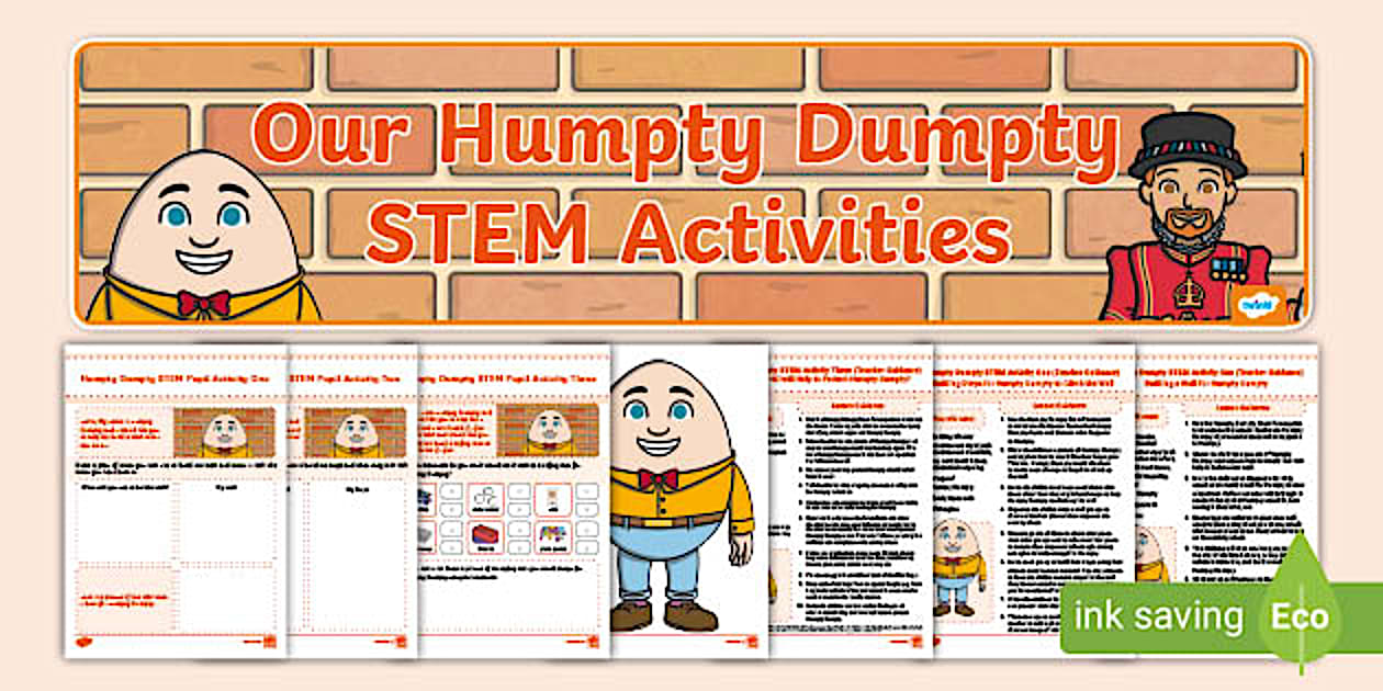 Humpty Dumpty STEM Junior Classes (Teacher-Made) - Twinkl