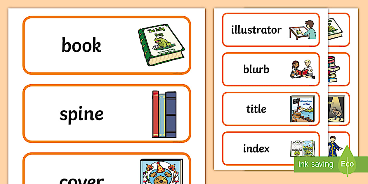 Reading Corner Display Word Cards - Twinkl