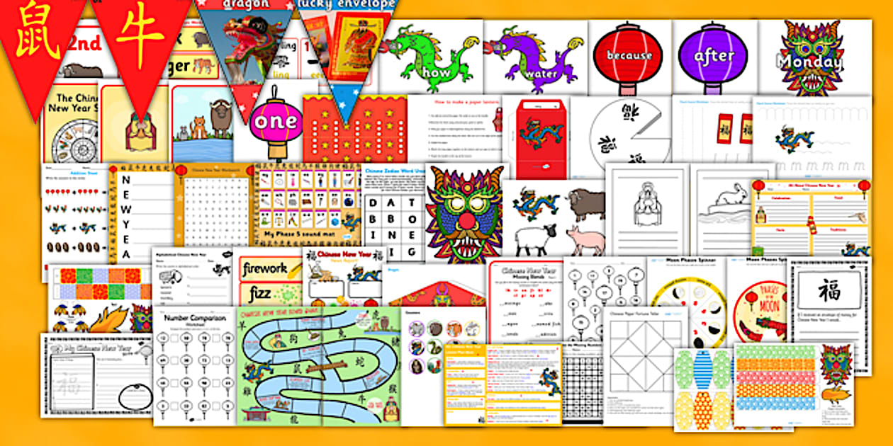 Chinese New Year KS1 Lesson Plan Ideas and Resource Pack - Plans