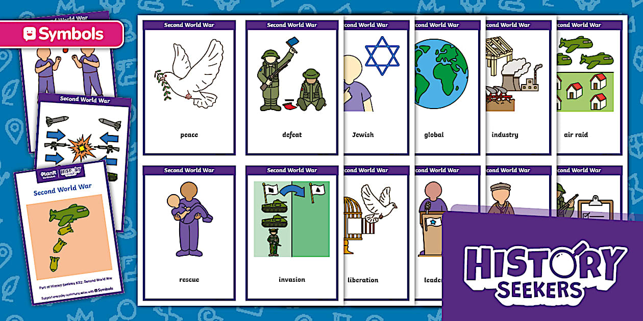 Twinkl Symbols: Second World War: Flashcards
