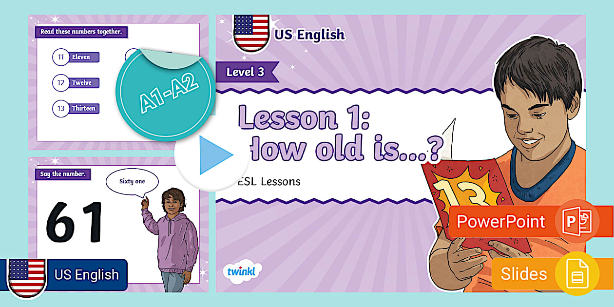 ESL Curriculum (US-English Version) Level 3 - Lesson 1