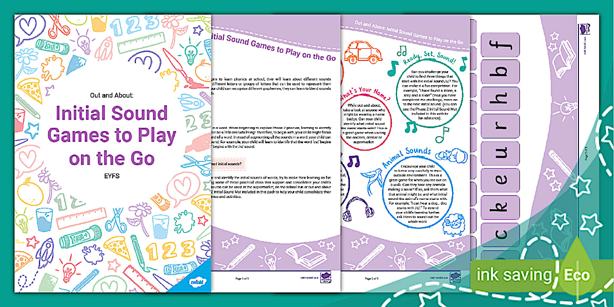 Out and About: Initial Sound Games to Play on the Go