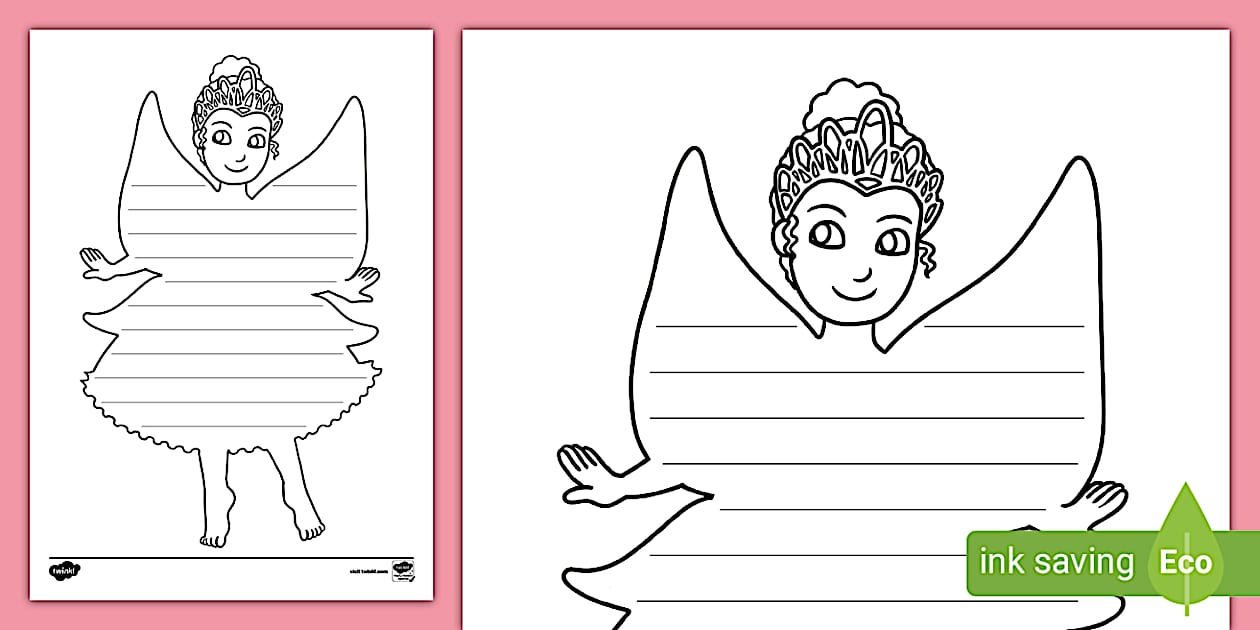 Fairy Writing Template (teacher made) - Twinkl
