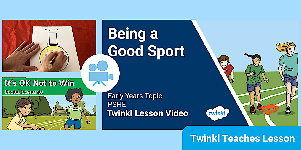 Early Years Topic: Being a Good Sport Video Lesson