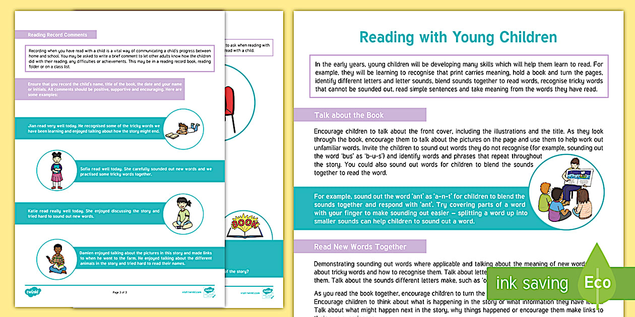 EYFS Classroom Volunteers - Guidance for Supporting Reading Activities