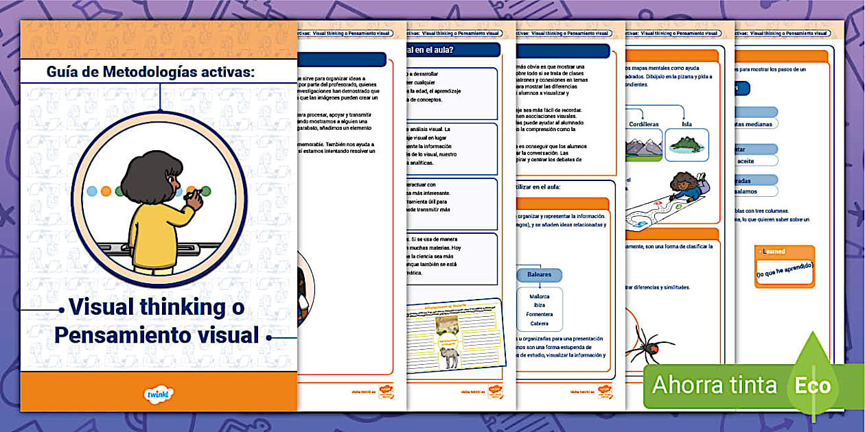 Guía de metodologías activas: Visual thinking o Pensamiento visual