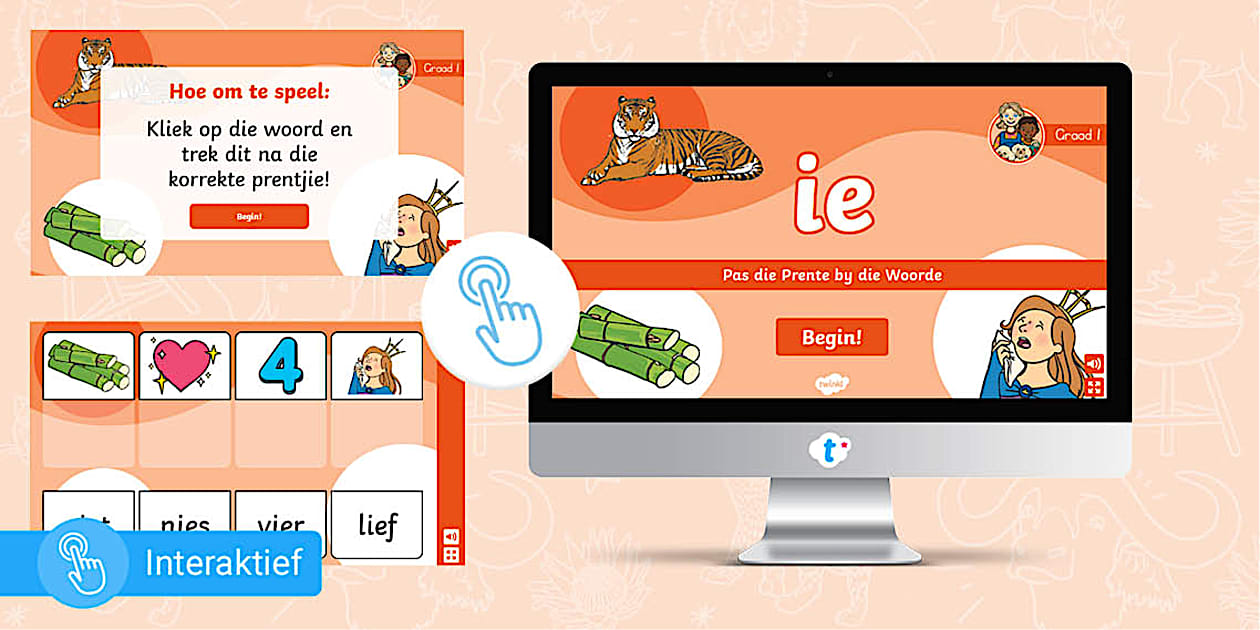 Graad 1 Klanke Aanlynspeletjie ie (teacher made) - Twinkl