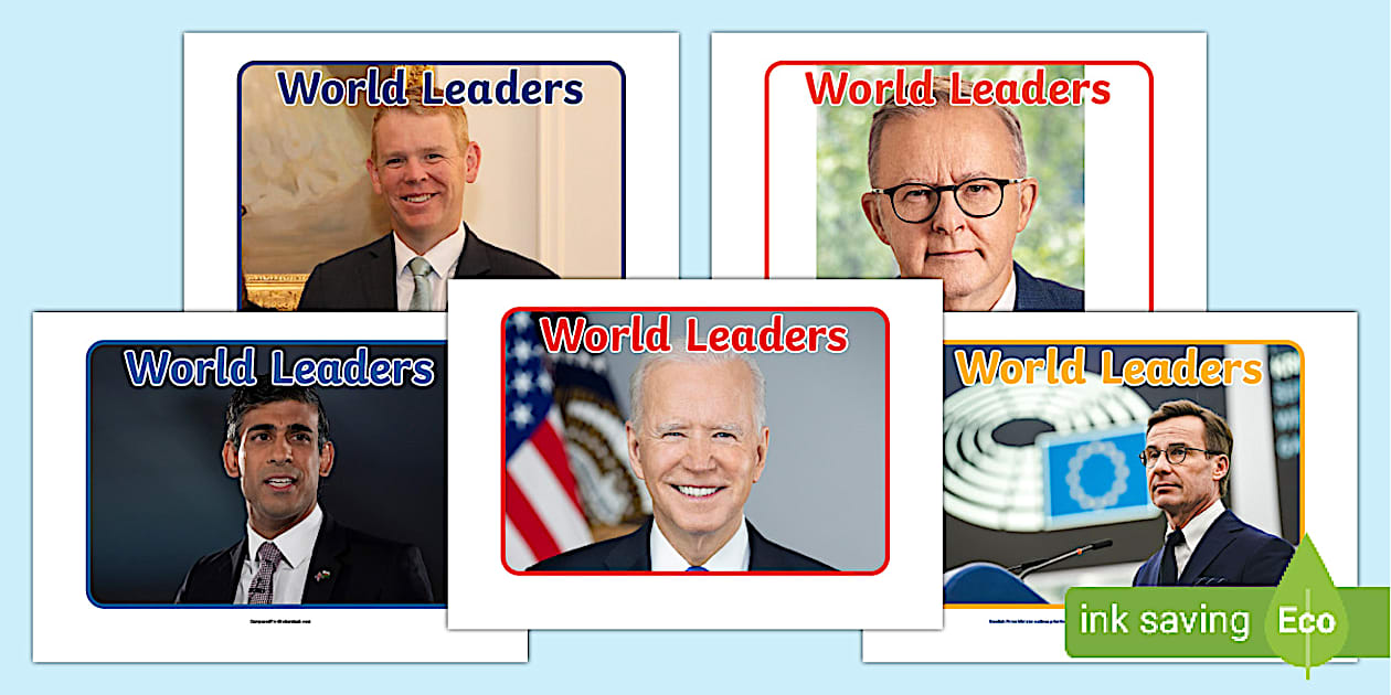 World Leaders Photo Pack (teacher made) - Twinkl