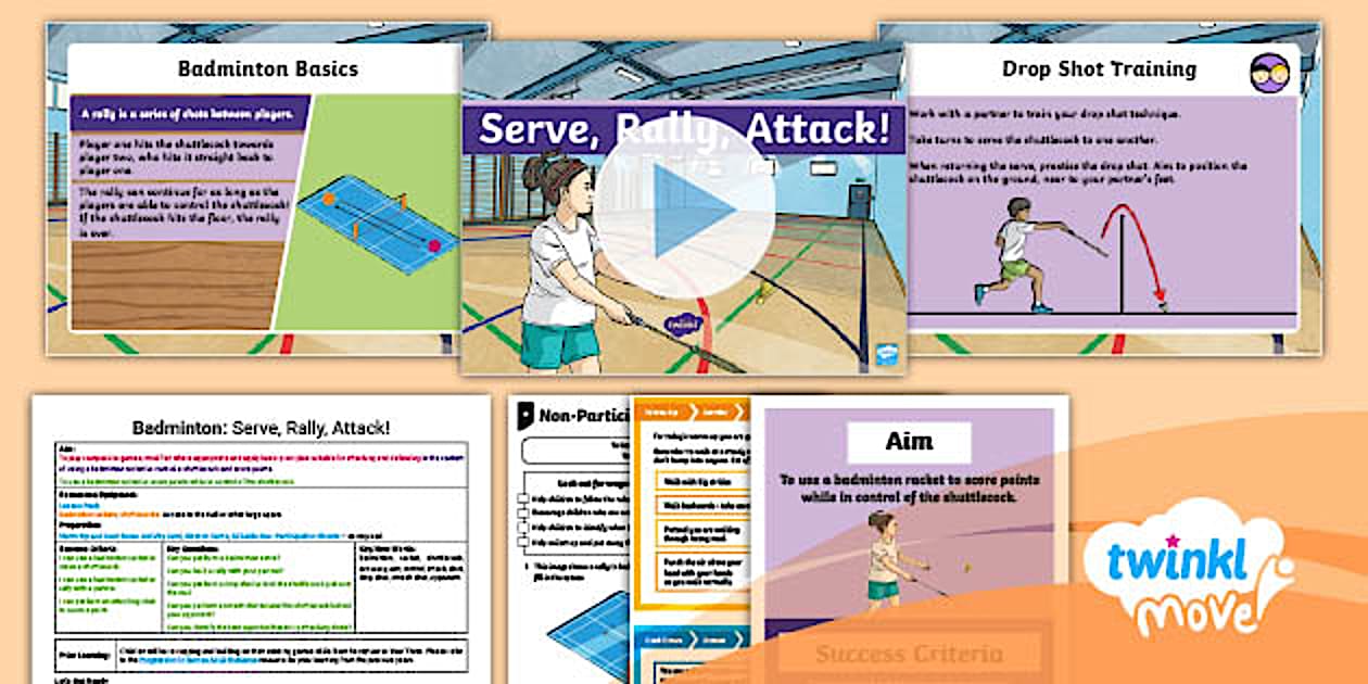 Teaching Badminton Serve - Badminton Drop Shot - Year 4