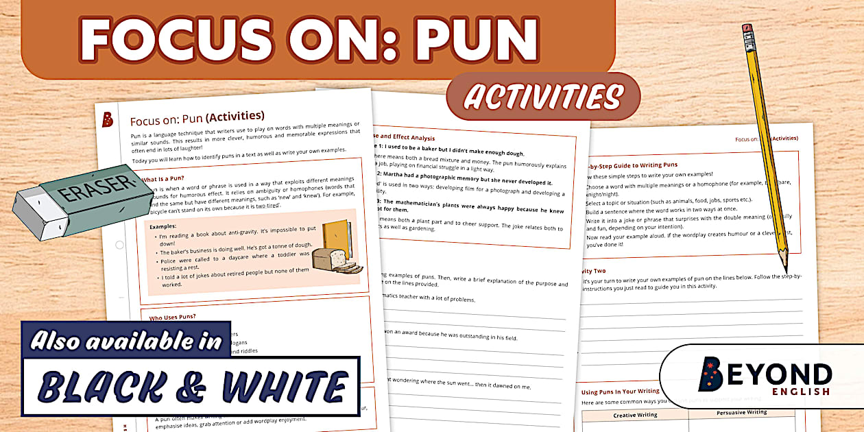 Focus on: Pun (Activities)