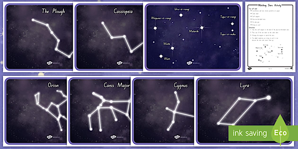 Constellations Activity PDF - Primary Resource - Twinkl
