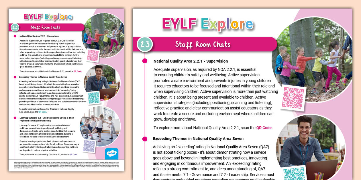 EYLF Explore Vol 23 | Twinkl Early Years (teacher made)