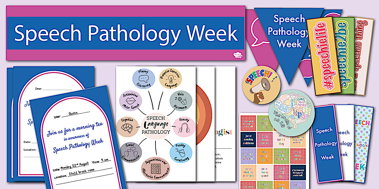 Speech Pathology Week Printables (teacher made) - Twinkl