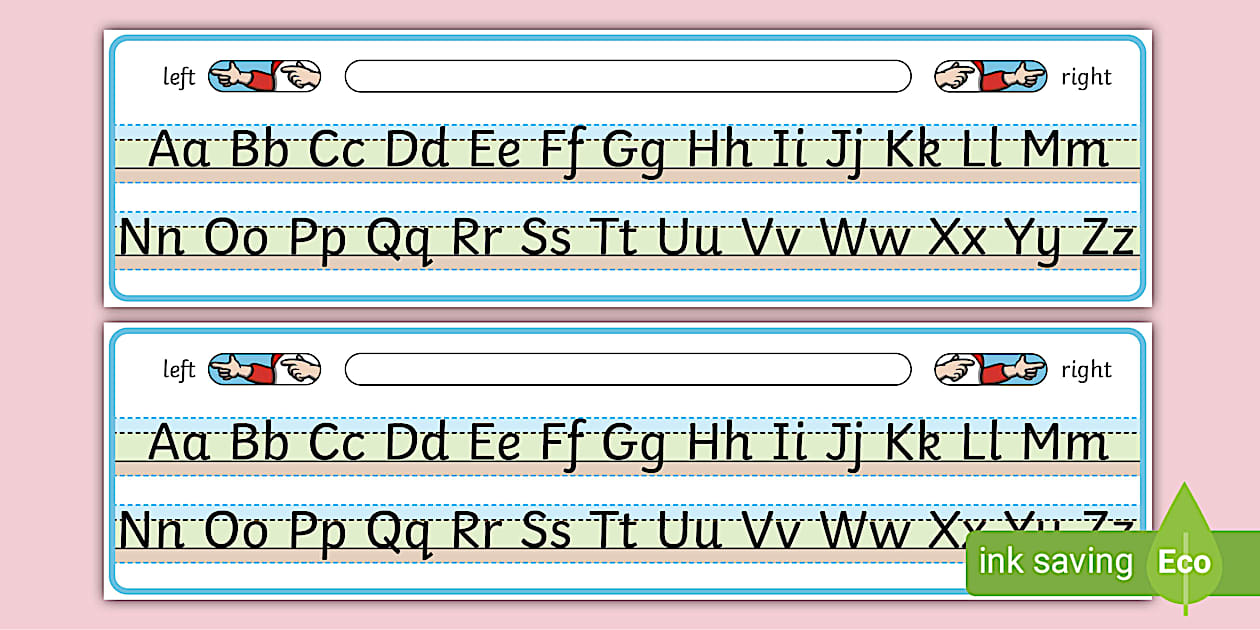 * NEW * Ground, Grass and Sky Alphabet Strips (teacher made)