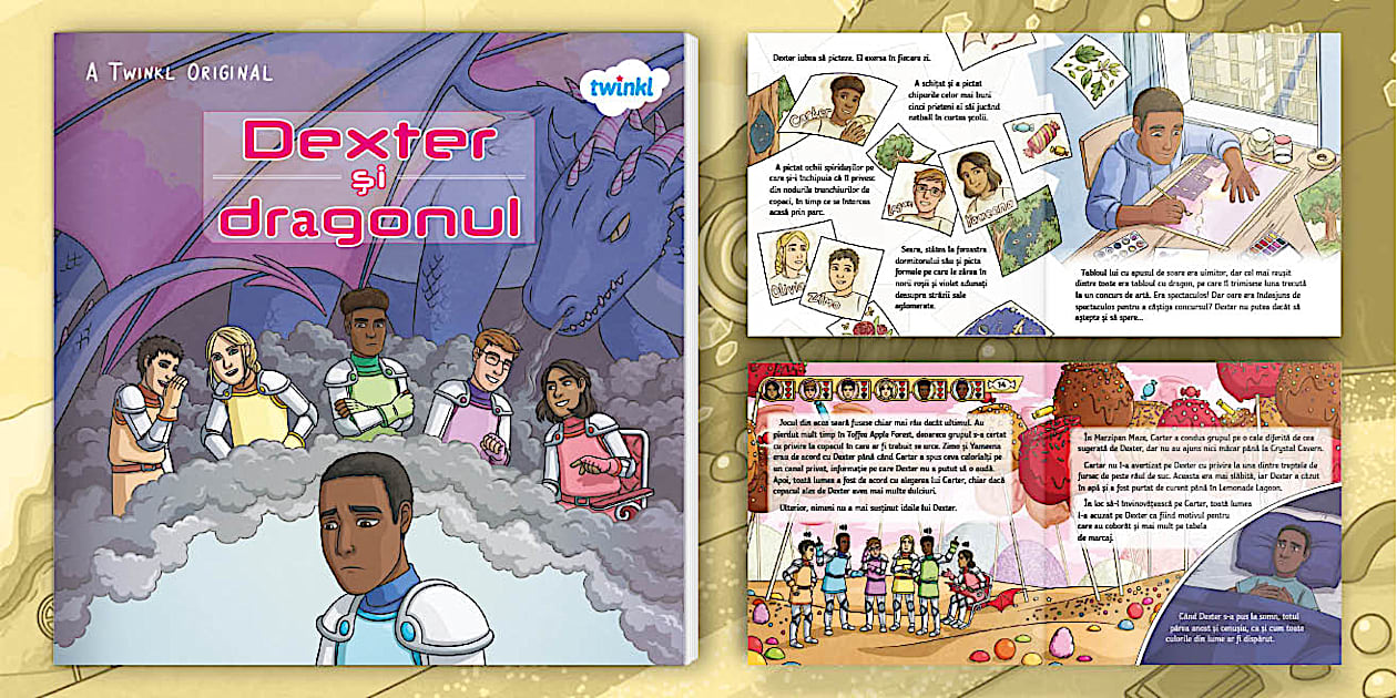 Dexter și dragonul – eBook (professor feito) - Twinkl