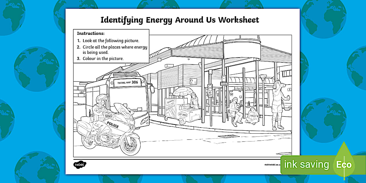 Energy Around Us Activity (Teacher-Made) - Twinkl