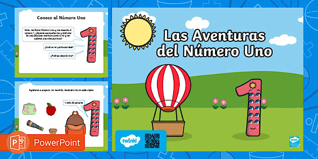 PowerPoint: Las Aventuras del Número Uno (Teacher-Made)