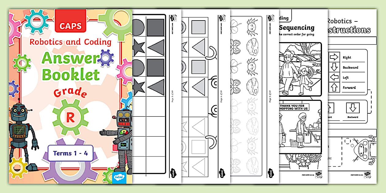 Grade R Answer Booklet for CAPS Workbooks (teacher made)