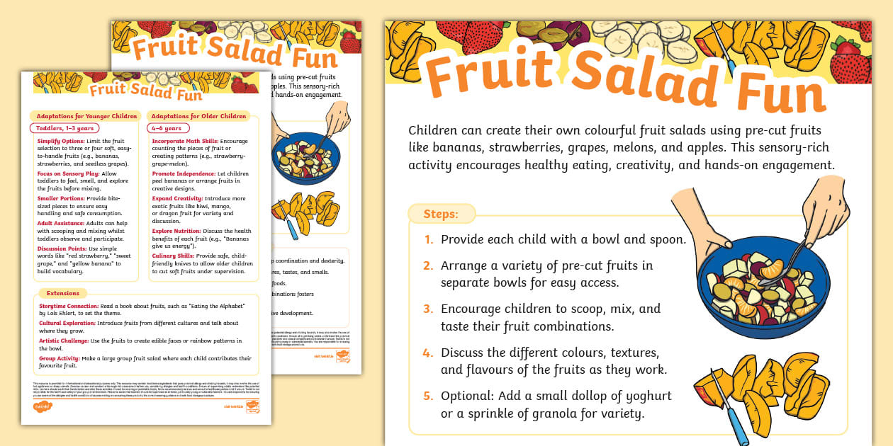 Fruit Salad Fun (l'enseignant a fait) - Twinkl