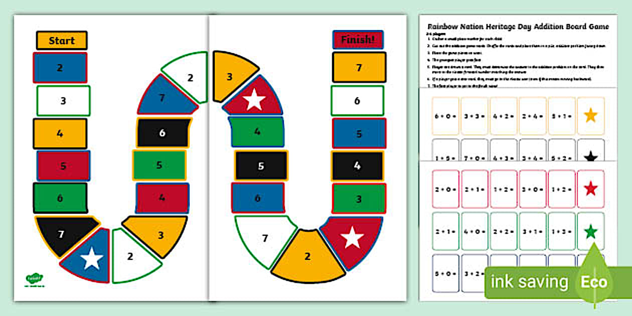 Rainbow Nation Heritage Day Addition Board Game - Twinkl