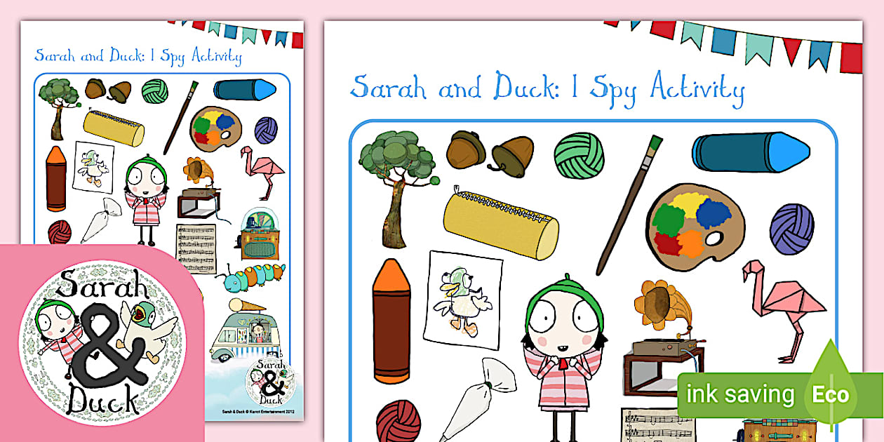 FREE! - Sarah and Duck: I Spy Activity (Teacher-Made)