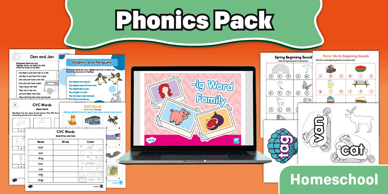 Homeschool Phonics Pack