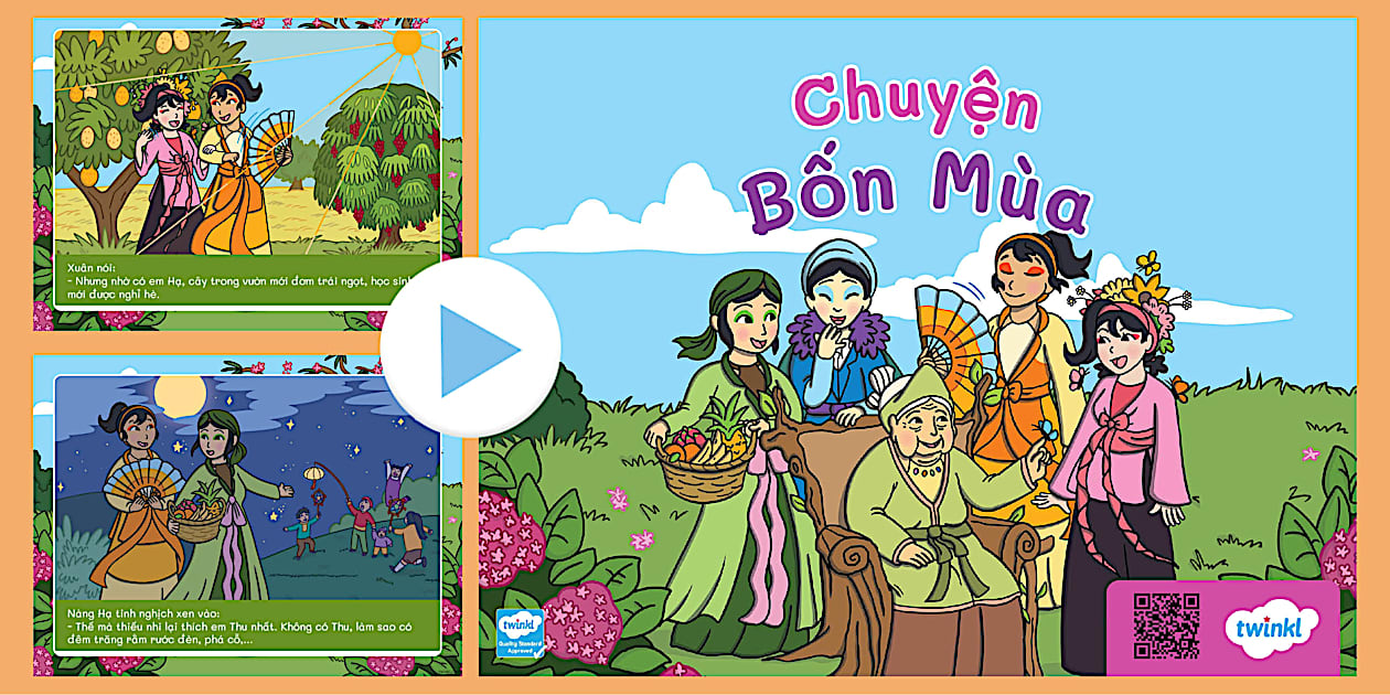 Powerpoint Câu Chuyện Bốn Mùa (teacher made) - Twinkl