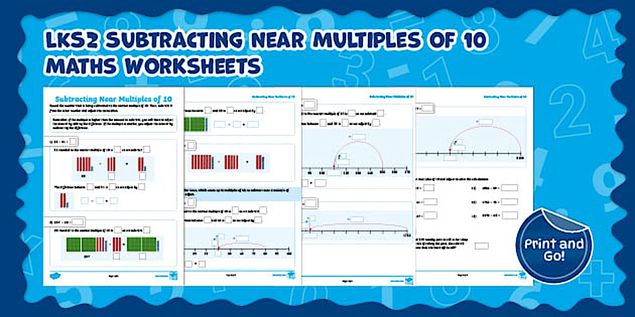 👉 LKS2 Subtracting Near Multiples of 10 Maths Worksheets