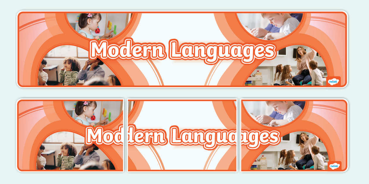 CfE Areas of Learning - Modern Languages Display Banner