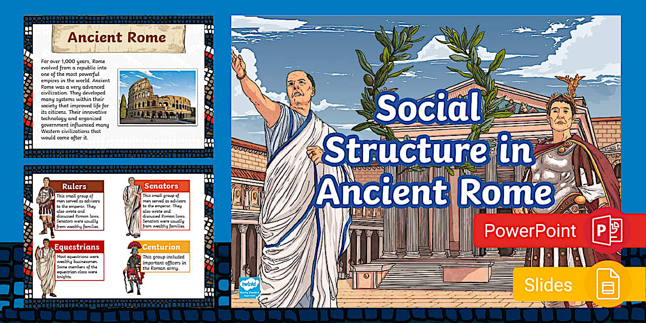 Social Structure in Ancient Rome PowerPoint & Google Slides for 6th-8th ...