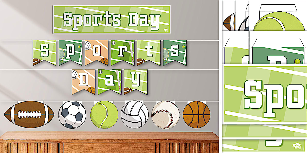Sports Day Banner and Bunting | Twinkl Party - Twinkl