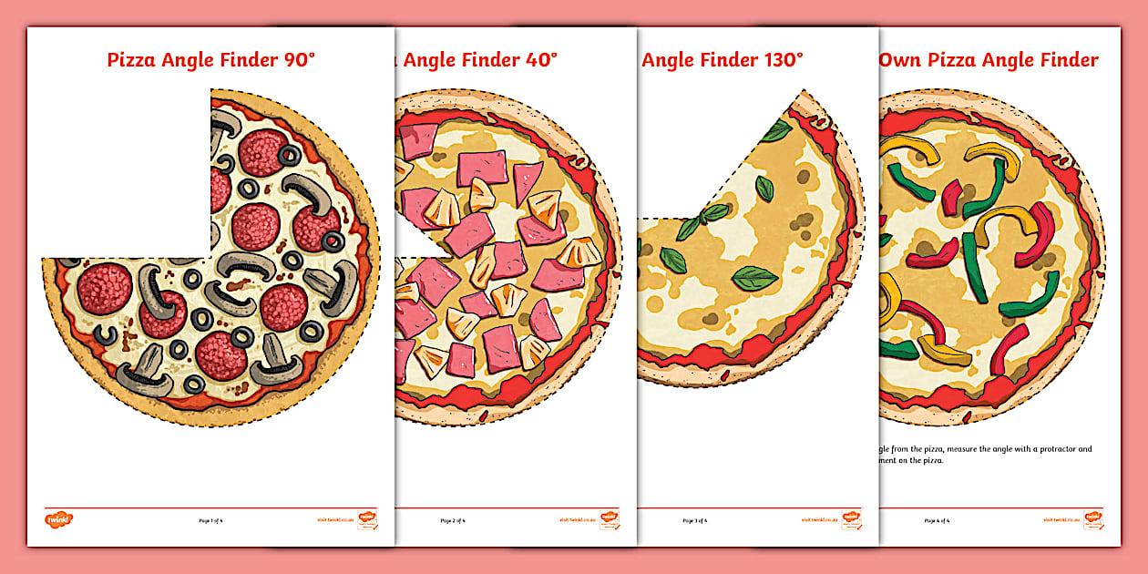 Pizza Angle Finder (teacher made) - Twinkl