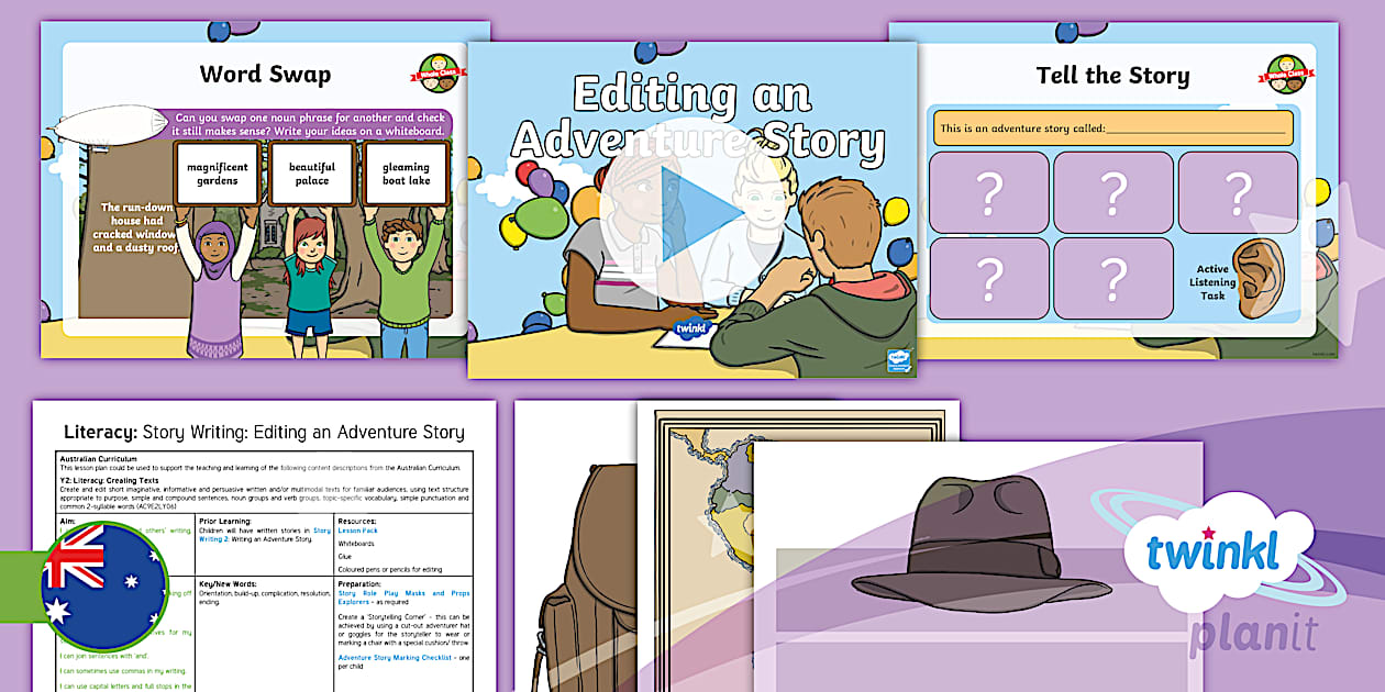 PlanIt English Year 2 Explorers: Up and Amelia Earhart: Story Writing (3)