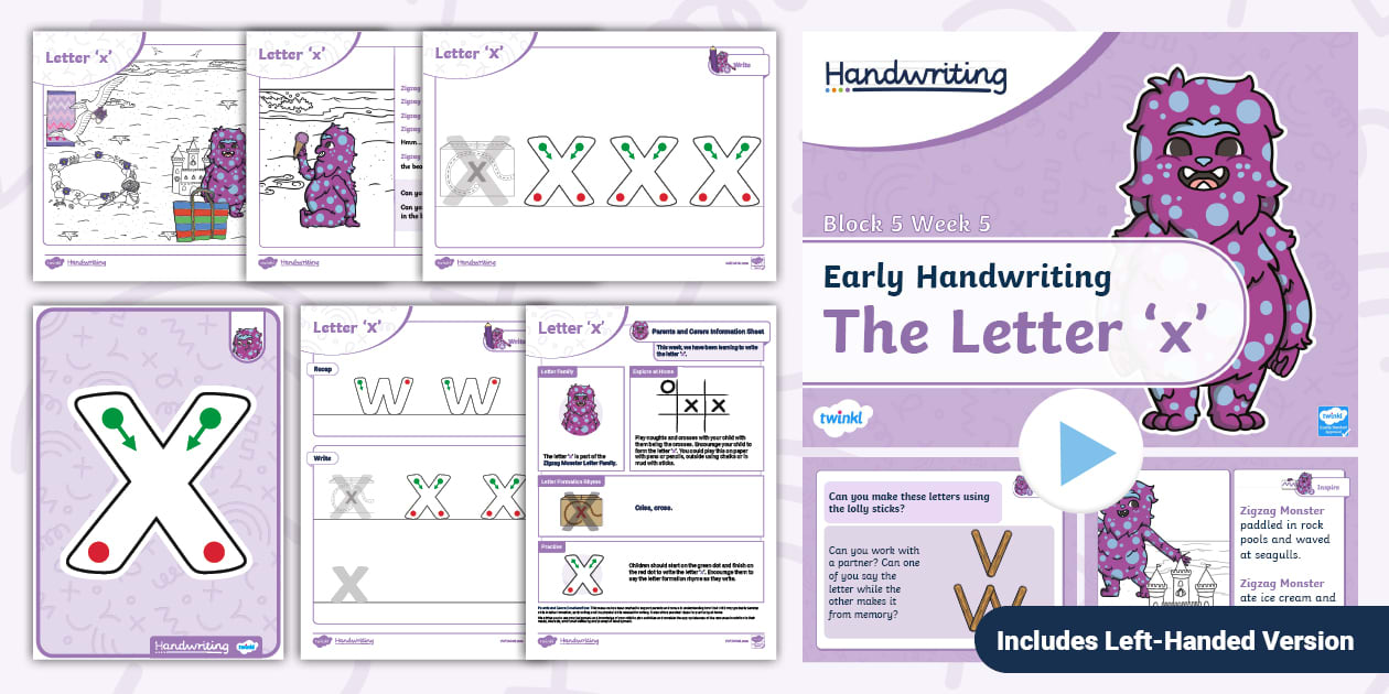 Early Handwriting Block 5 Week 5