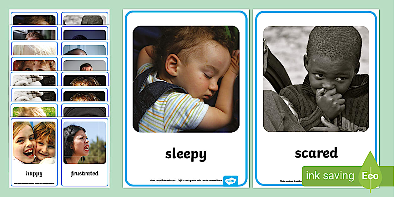 Emotions and Feelings Photo Picture Cards - Twinkl