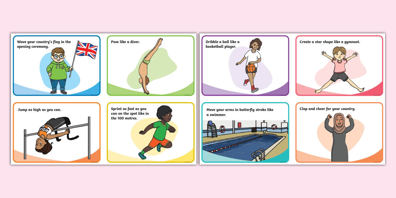 Summer Games KS1 Brain Break Action Cards (Teacher-Made)