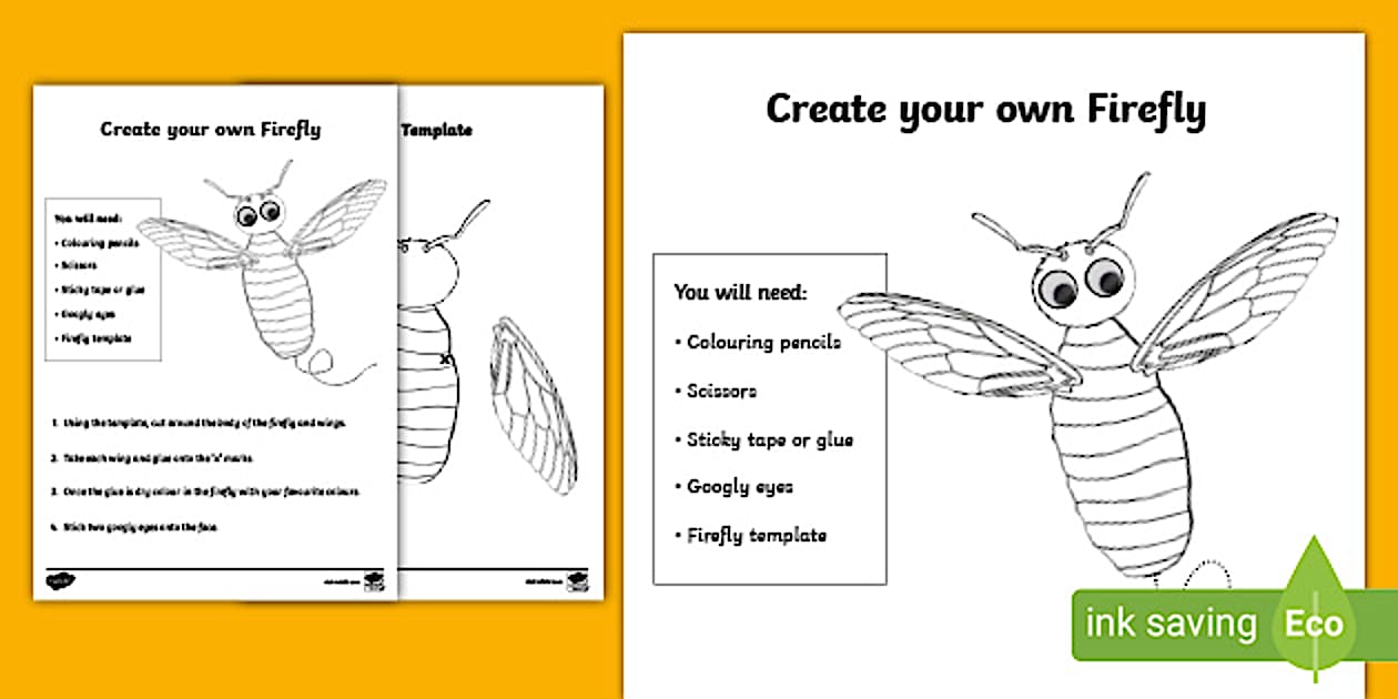 Firefly Arts and Crafts | Primary Resources | Twinkl