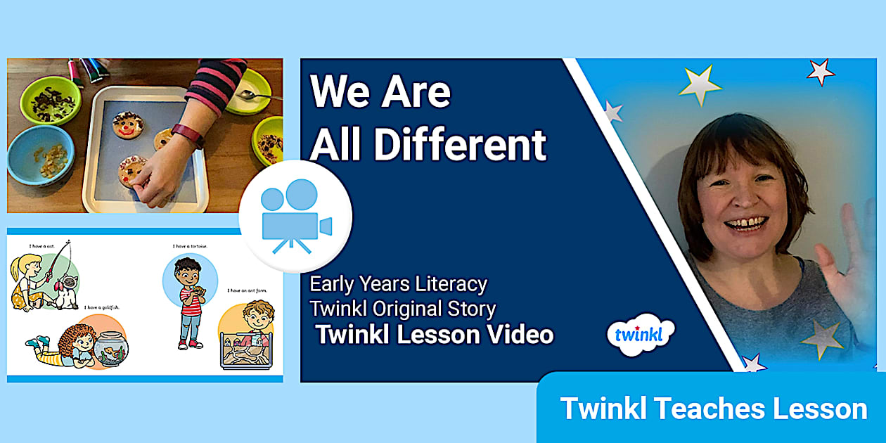 We Are All Different Video Lesson | EYFS Celebrate Diversity