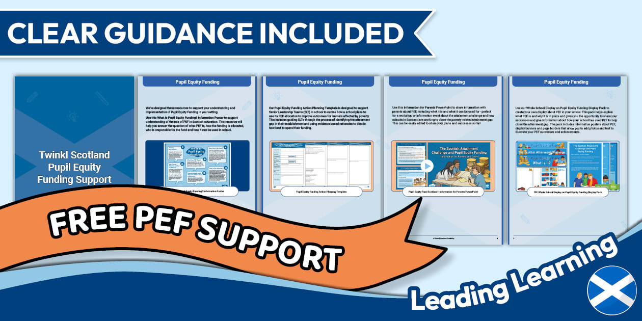 FREE Pupil Equity Funding Support Pack