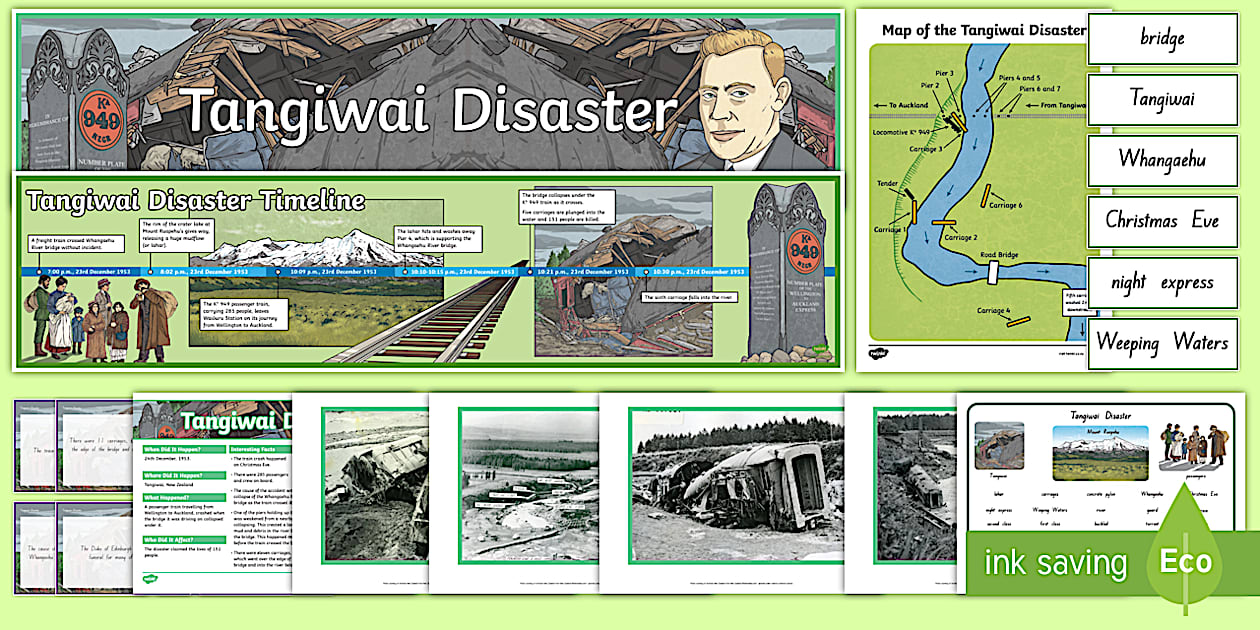 Tangiwai Disaster Resource Pack (teacher made) - Twinkl