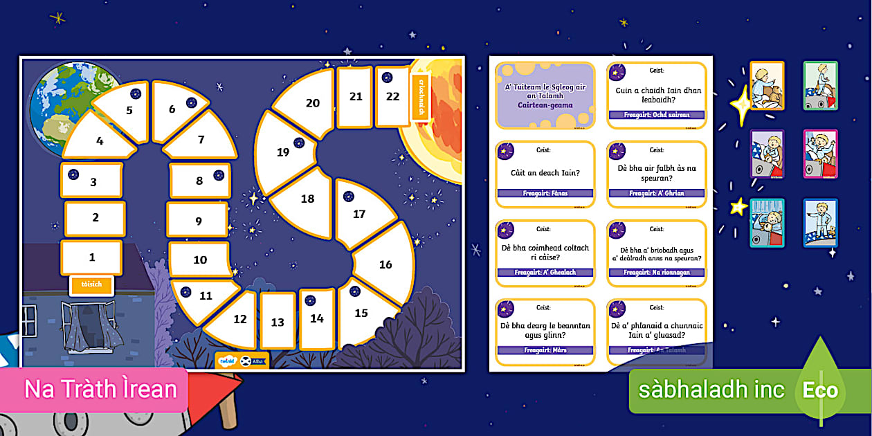 #6804534 - A' tuiteam le sgleog air an Talamh - Geama-bùird