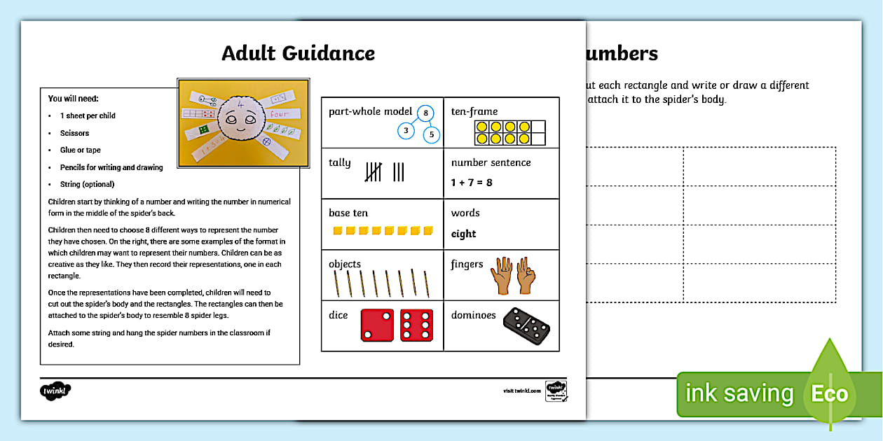 👉 Representing Numbers (teacher made) - Twinkl
