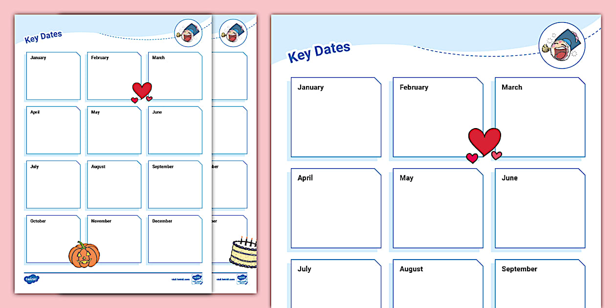 My Teaching File: Key Dates and Class Birthdays - Twinkl