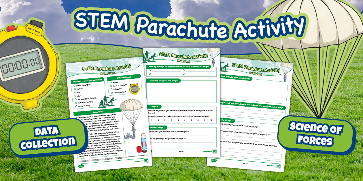 STEM Parachute Activity | Years 3&4 | Twinkl