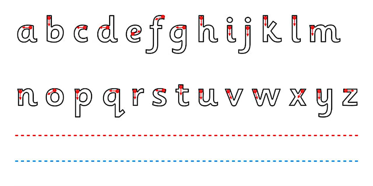 Line Guide with Letters (Landscape) (professor feito)